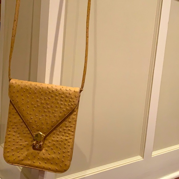 Bags | Ostrich Style Crossbody Bag | Poshmark